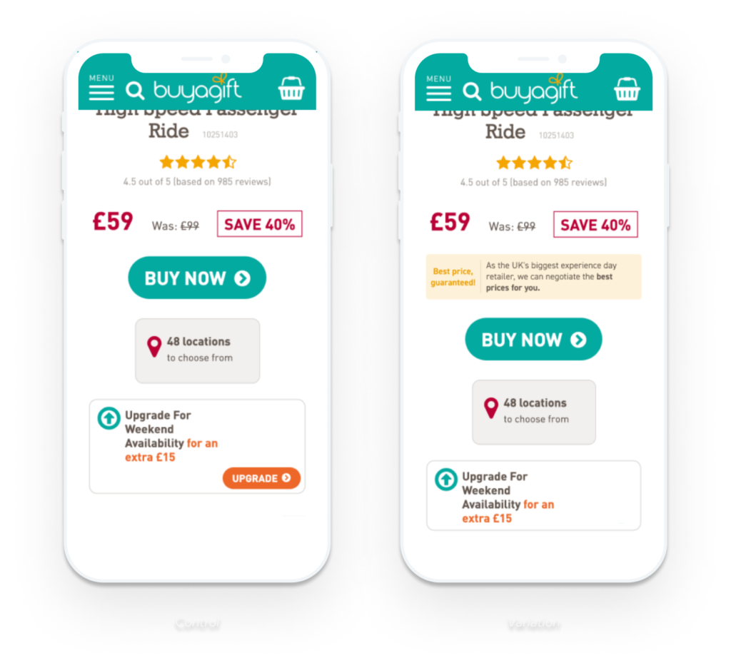 Buyagift | Conversion