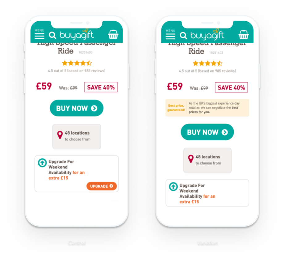 Buyagift | Conversion