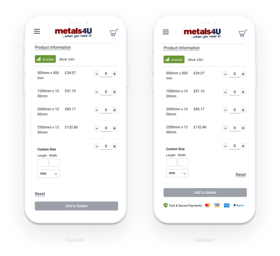 Metals4U | Conversion